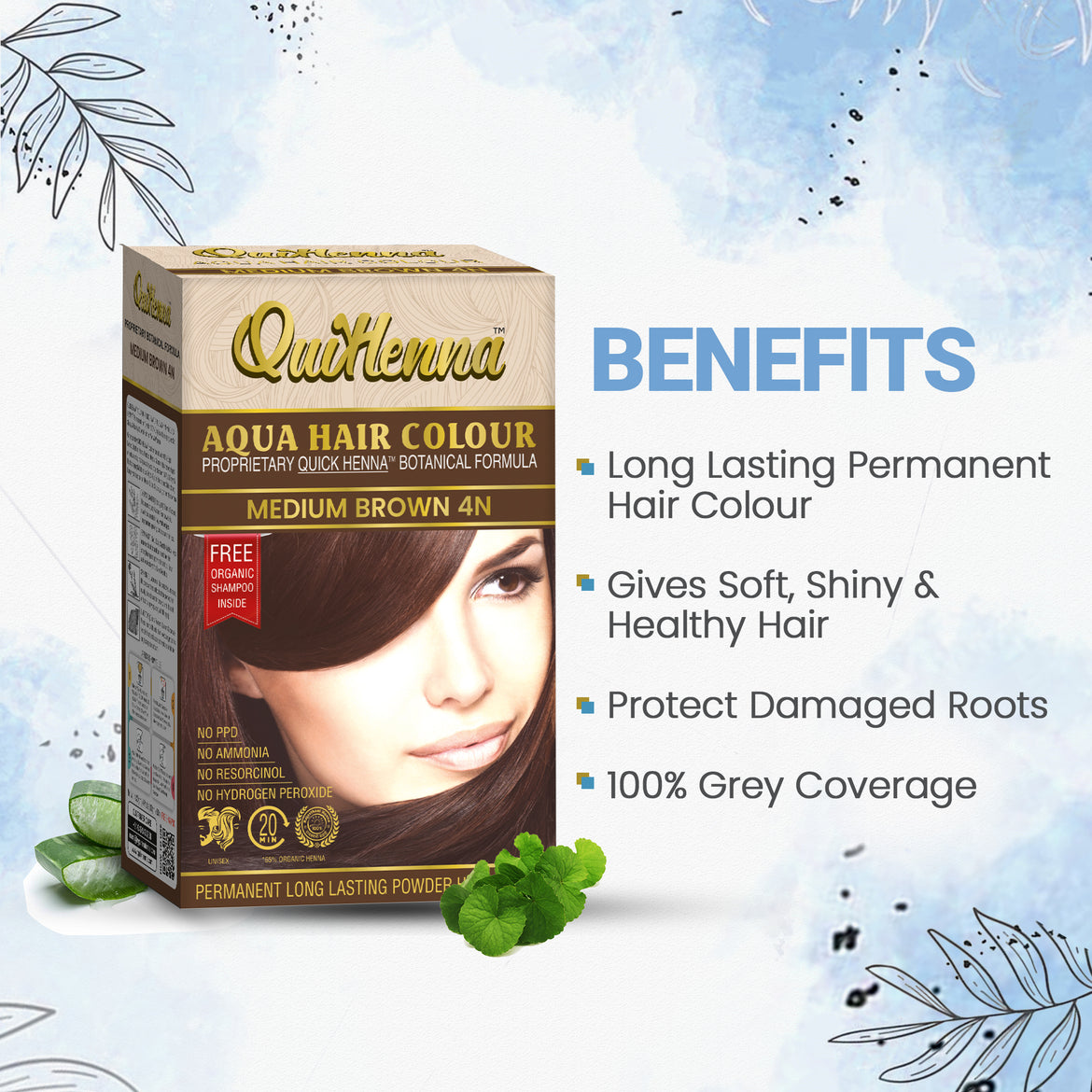 Aqua Hair Colour – QUIKHENNA